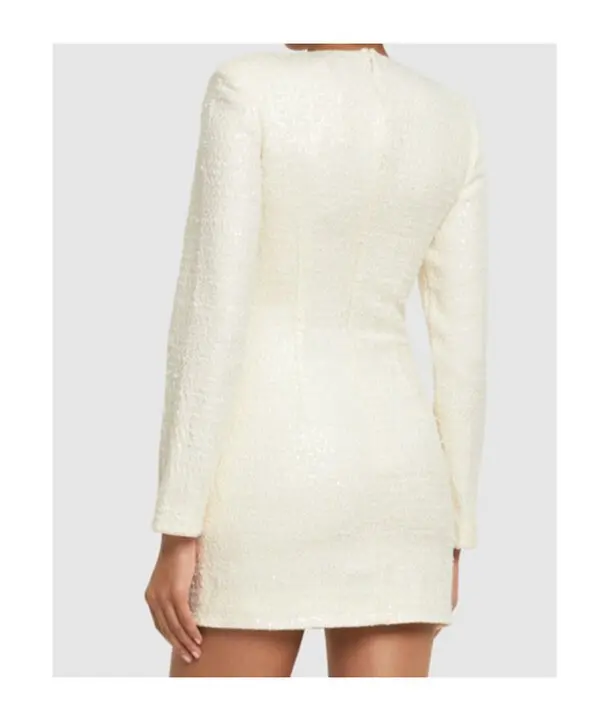 SELF-PORTRAIT Embellished Bow Detail Mini Dress