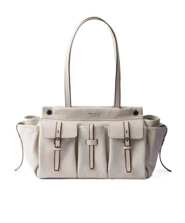 Prada Route Large Leather Tote Bag