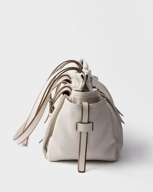 Prada Route Large Leather Tote Bag