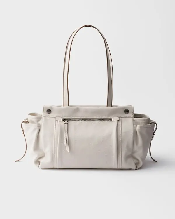 Prada Route Large Leather Tote Bag