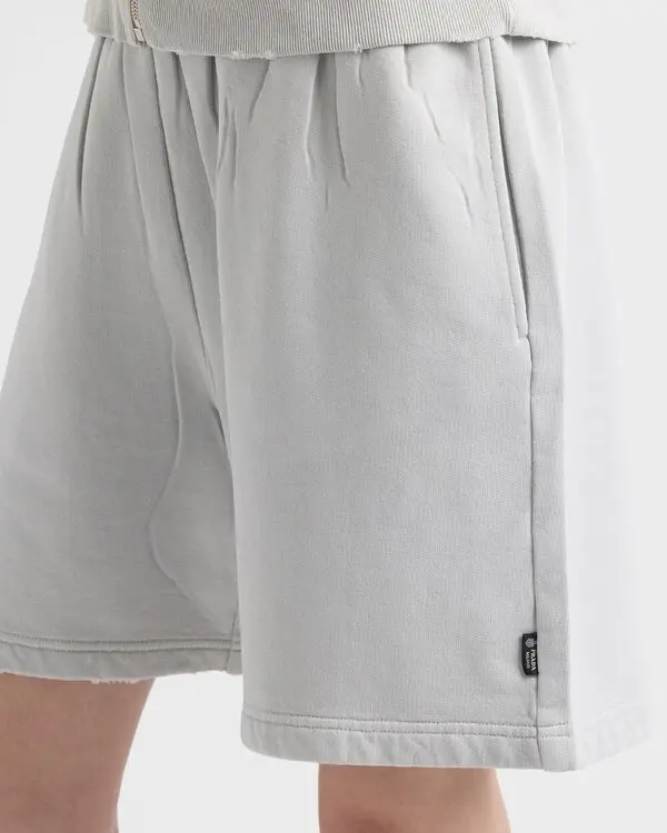 Prada Cotton Fleece Shorts