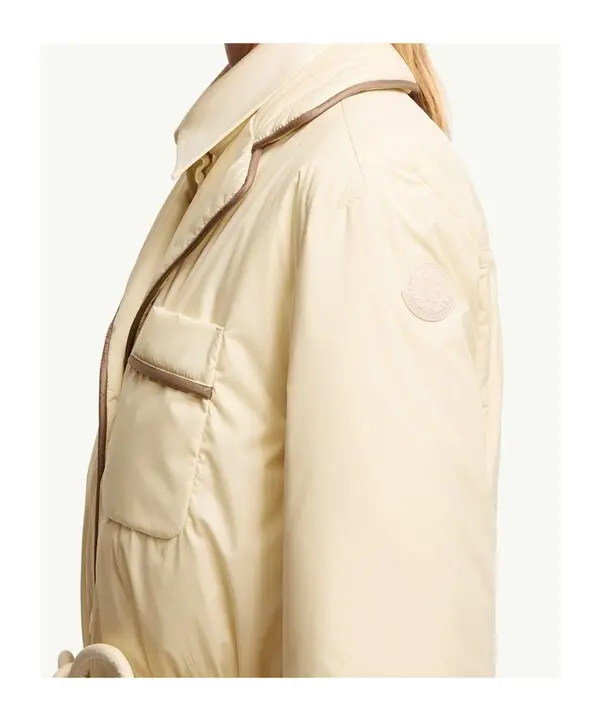 Moncler Tieche Belted Mid-length Down Jacket