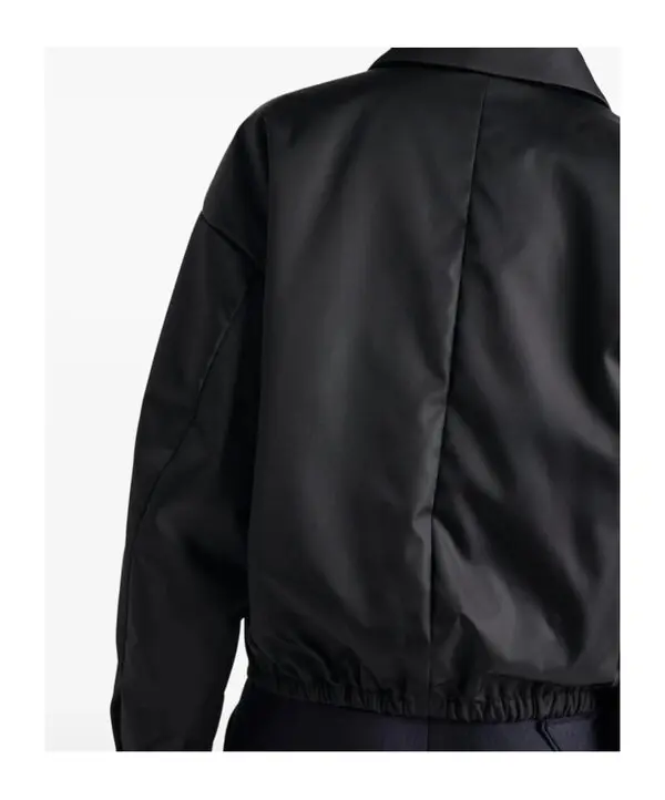 Prada Triangle-logo Shirt-collar Shirt Jacket