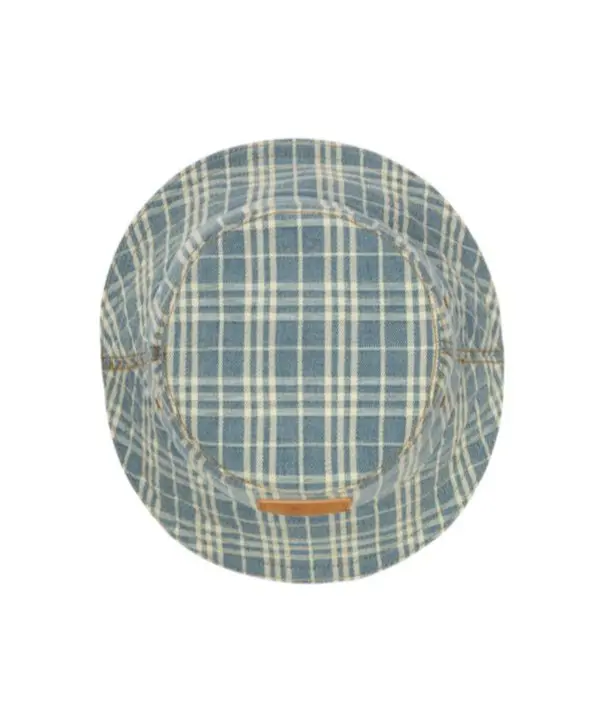 Burberry Check Denim Bucket Hat