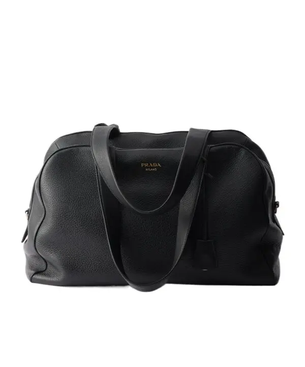 Prada Leather Oversized Duffel Bag