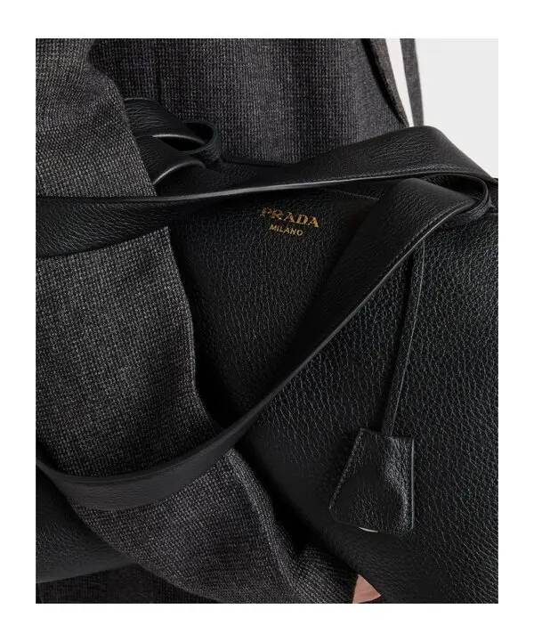 Prada Leather Oversized Duffel Bag