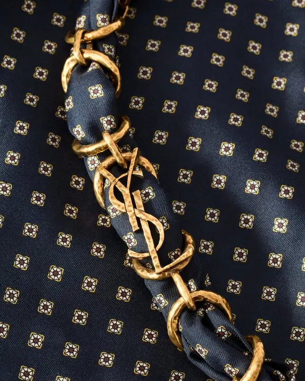 Saint Laurent Amalia Handbag - Blue