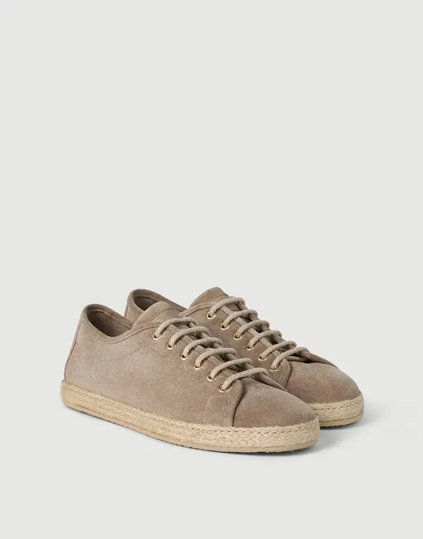 Brunello Cucinelli Reversed Rope Insert Derbys