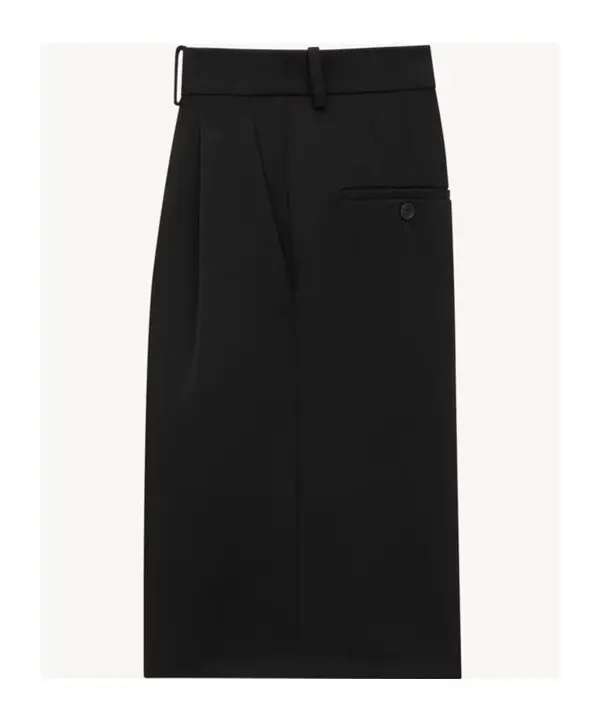 Saint Laurent Bermuda Shorts In Grain De Poudre