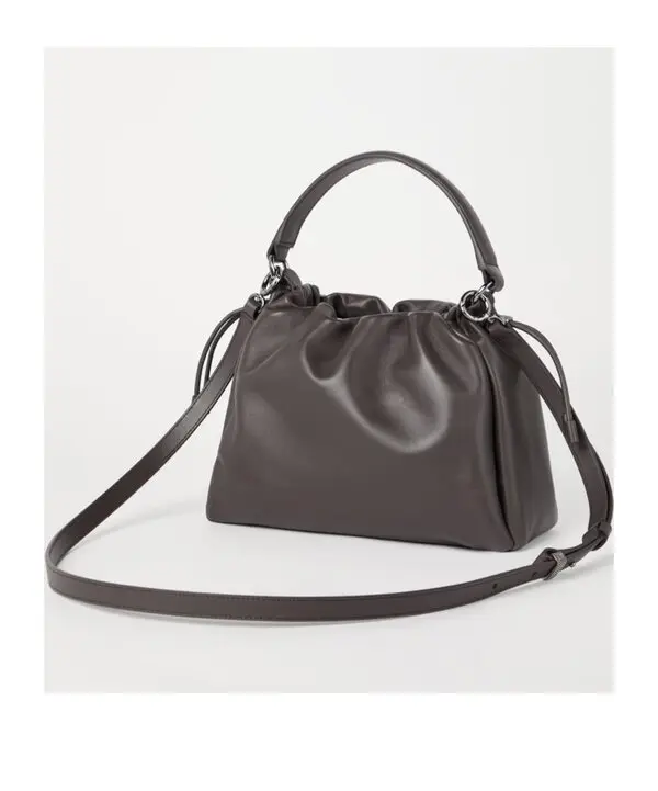 Brunello Cucinelli Mellow Small Bucket Bag
