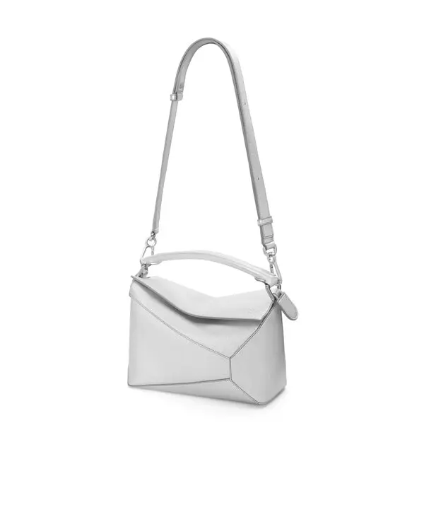 Loewe Small Puzzle Bag In Laminated Lambskin