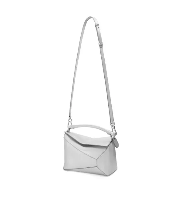Loewe Small Puzzle Bag In Laminated Lambskin