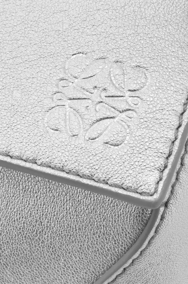 Loewe Small Puzzle Bag In Laminated Lambskin