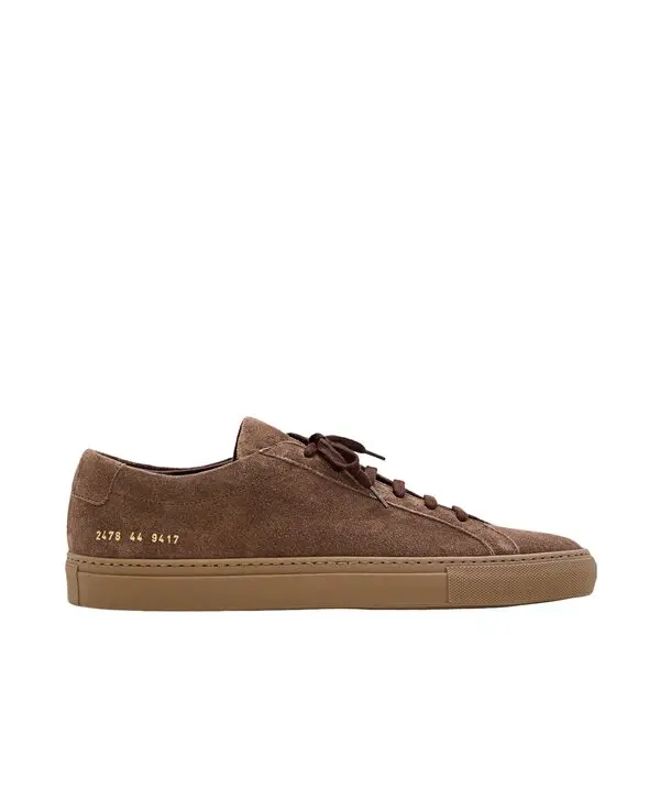 COMMON PROJECTS Ante Low-top Suede Sneakers - Brown