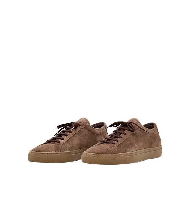 COMMON PROJECTS Ante Low-top Suede Sneakers - Brown