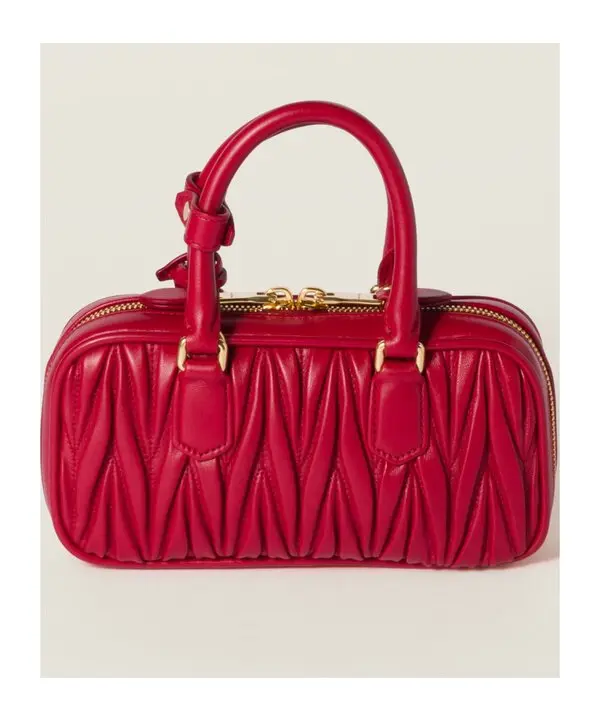 Miu Miu Arcadie Matelassé Nappa Leather Mini-bag