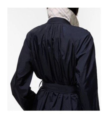 Burberry Long Belted Nylon Tickhill Car Coat