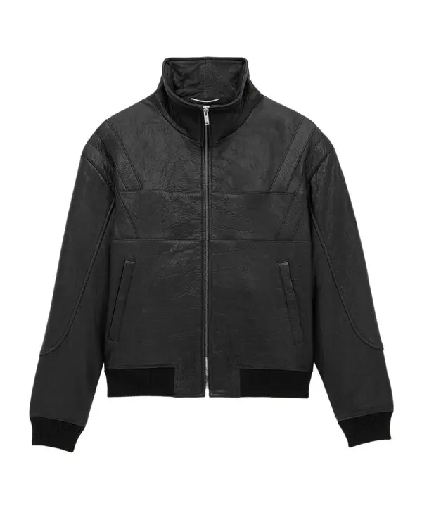 Saint Laurent Zip-up High Neck Blouson