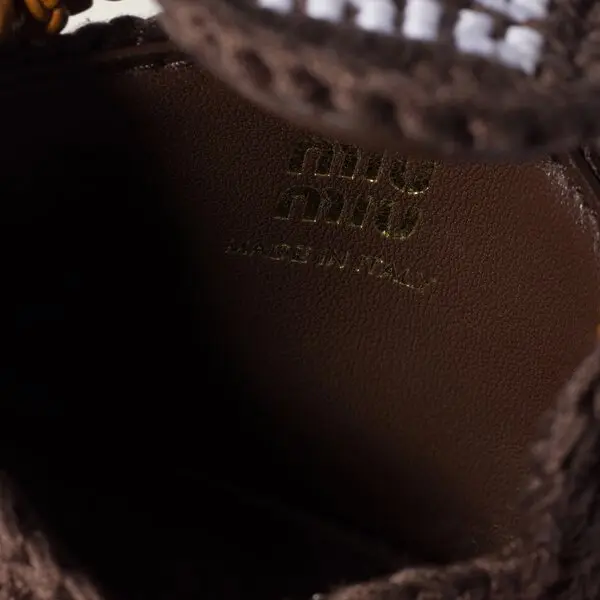 Miu Miu Crochet Earbud Pouch