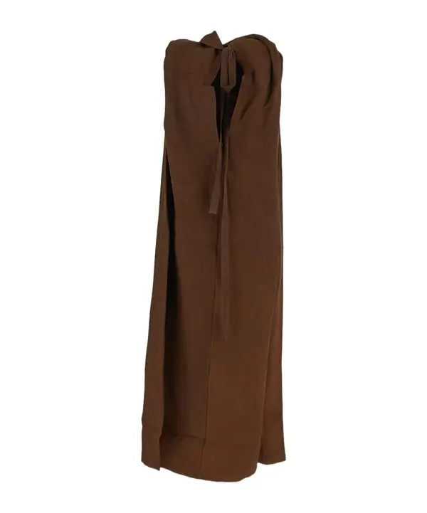 UMA WANG Sleeveless Draped Midi Dress
