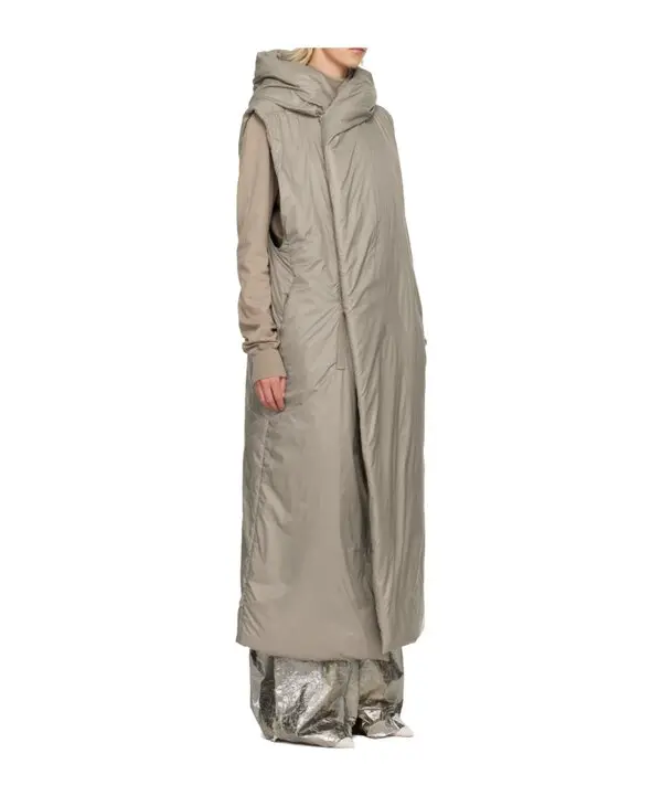 Rick Owens Hooded Satin Coat