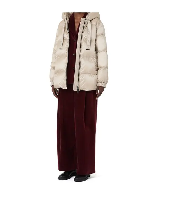 Max Mara Quilted Hooded Puffer Jacket