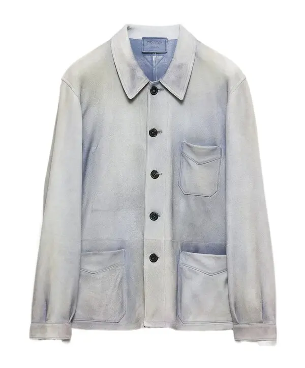 Prada Suede Caban Jacket