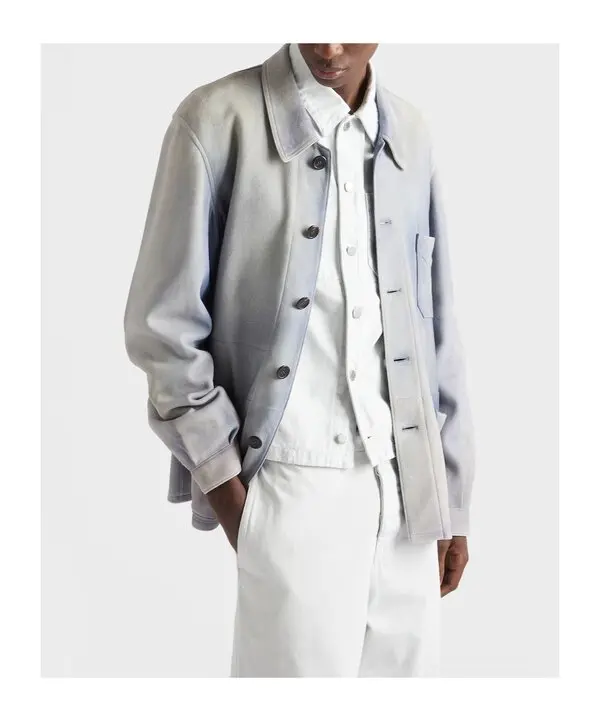 Prada Suede Caban Jacket