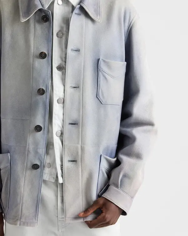 Prada Suede Caban Jacket