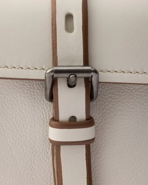 Prada Route Medium Leather Tote Bag