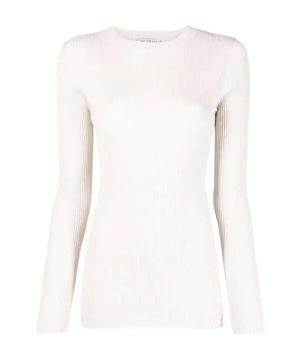 Brunello Cucinelli Fine-knit Long-sleeved Top