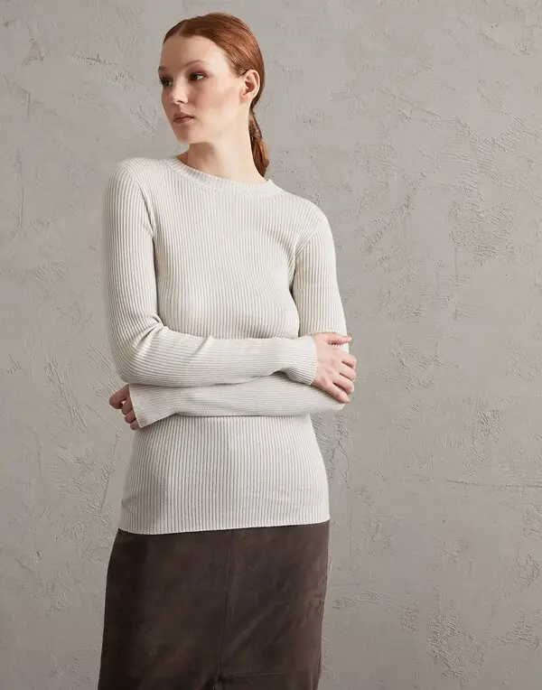 Brunello Cucinelli Fine-knit Long-sleeved Top