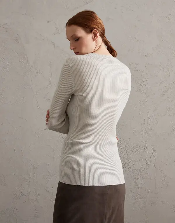 Brunello Cucinelli Fine-knit Long-sleeved Top