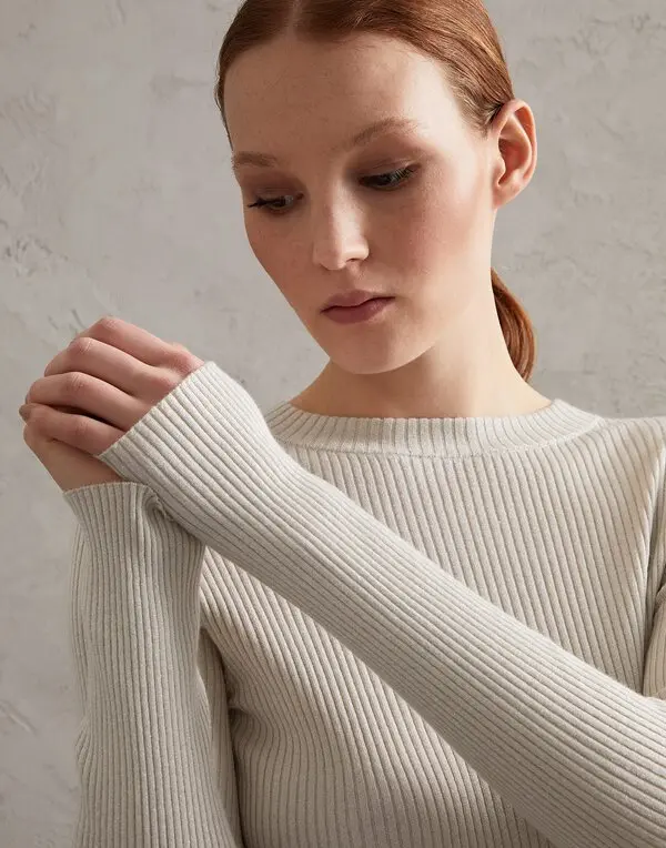 Brunello Cucinelli Fine-knit Long-sleeved Top