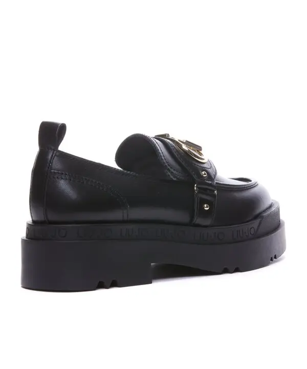 Liu Jo Love 50mm Logo-plaque Loafers