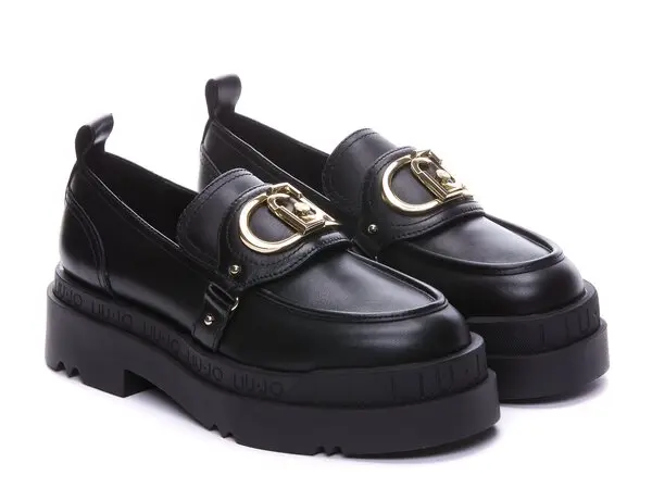 Liu Jo Love 50mm Logo-plaque Loafers