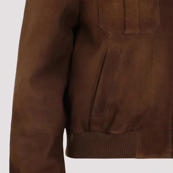 Miu Miu Waxed Suede Jacket