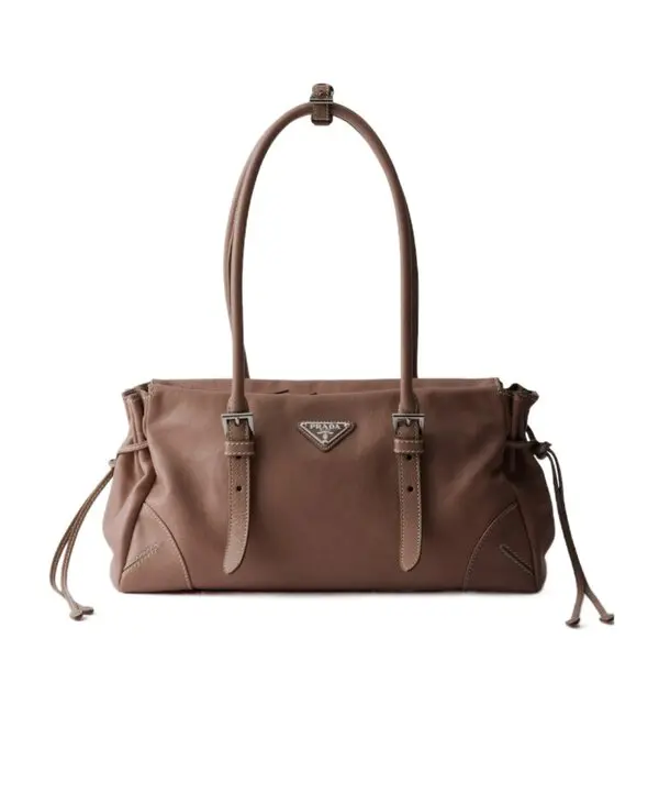 Prada Karin Medium Antiqued Leather Tote Bag