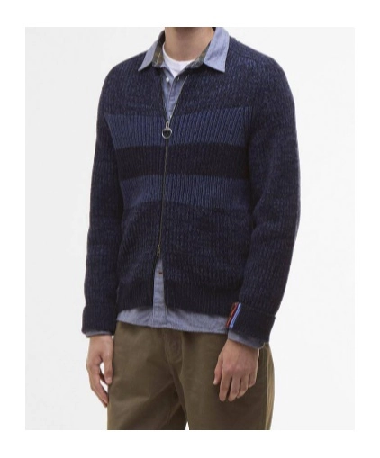 Barbour X Paul Smith Zip Cardigan
