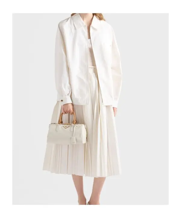Prada Evasion Small Leather Top-handle Bag
