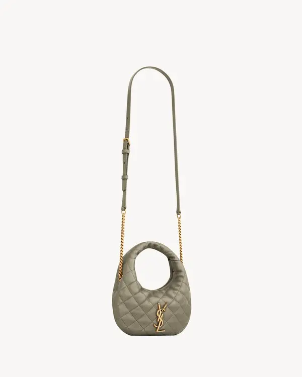 Saint Laurent Icarino Mini In Quilted Nappa