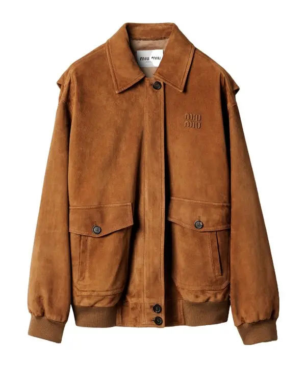 Miu Miu Zipped Blouson Jacket