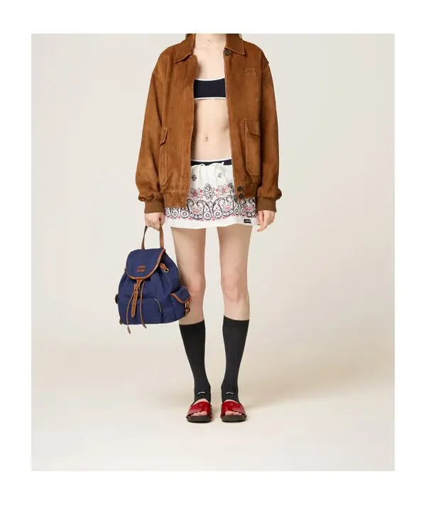 Miu Miu Zipped Blouson Jacket
