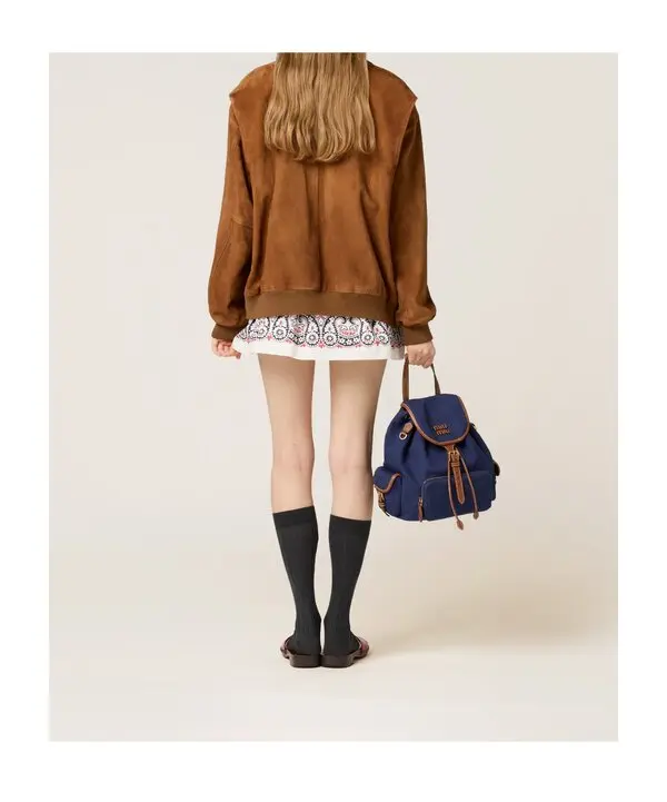 Miu Miu Zipped Blouson Jacket
