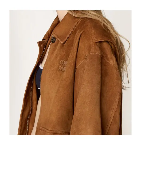 Miu Miu Zipped Blouson Jacket