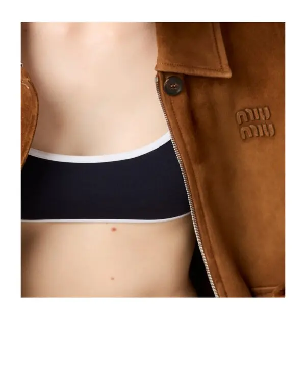 Miu Miu Zipped Blouson Jacket