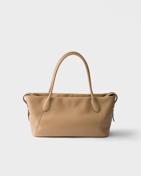 Prada Large Leather Tote Bag