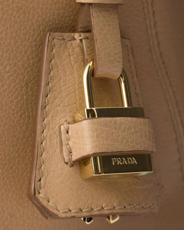 Prada Large Leather Tote Bag