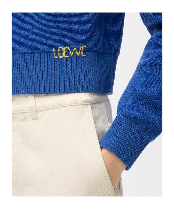 Loewe Long-sleeved Wool Knit Top