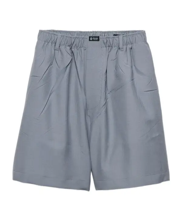 Prada Mohair Wool Bermudas